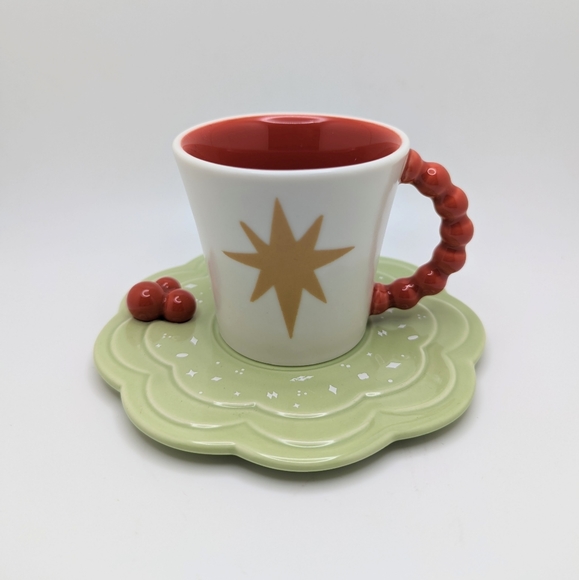 Starbucks | Dining | Starbucks Asia Holly Berry Mug Plate Set Bnwt ...